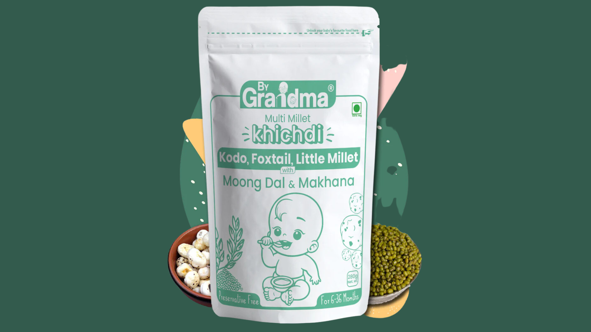 Nourish Your Little One With ByGrandma's Sprouted Multi Millet Khichdi ...