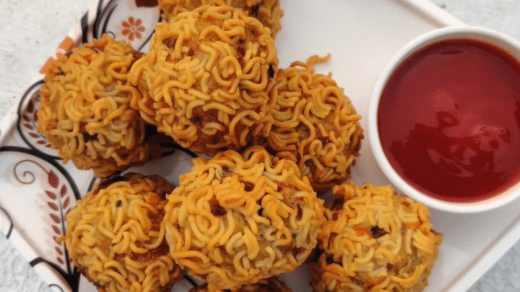 Delight your kids with this easy and delicious Maggi Cheese Balls ...
