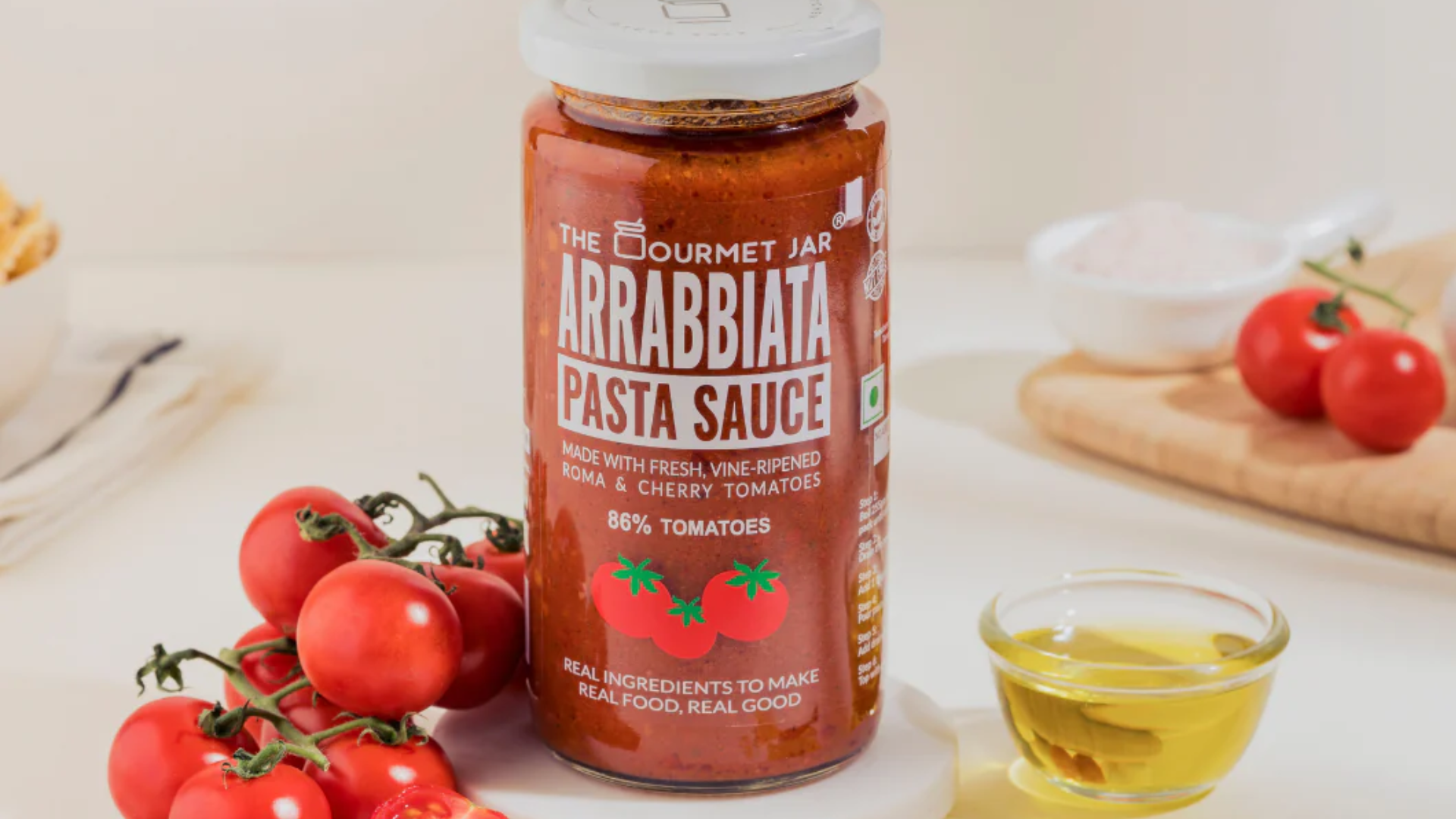 Add A Spicy Kick To Your Pasta With The Gourmet Jar's Arrabbiata Sauce ...