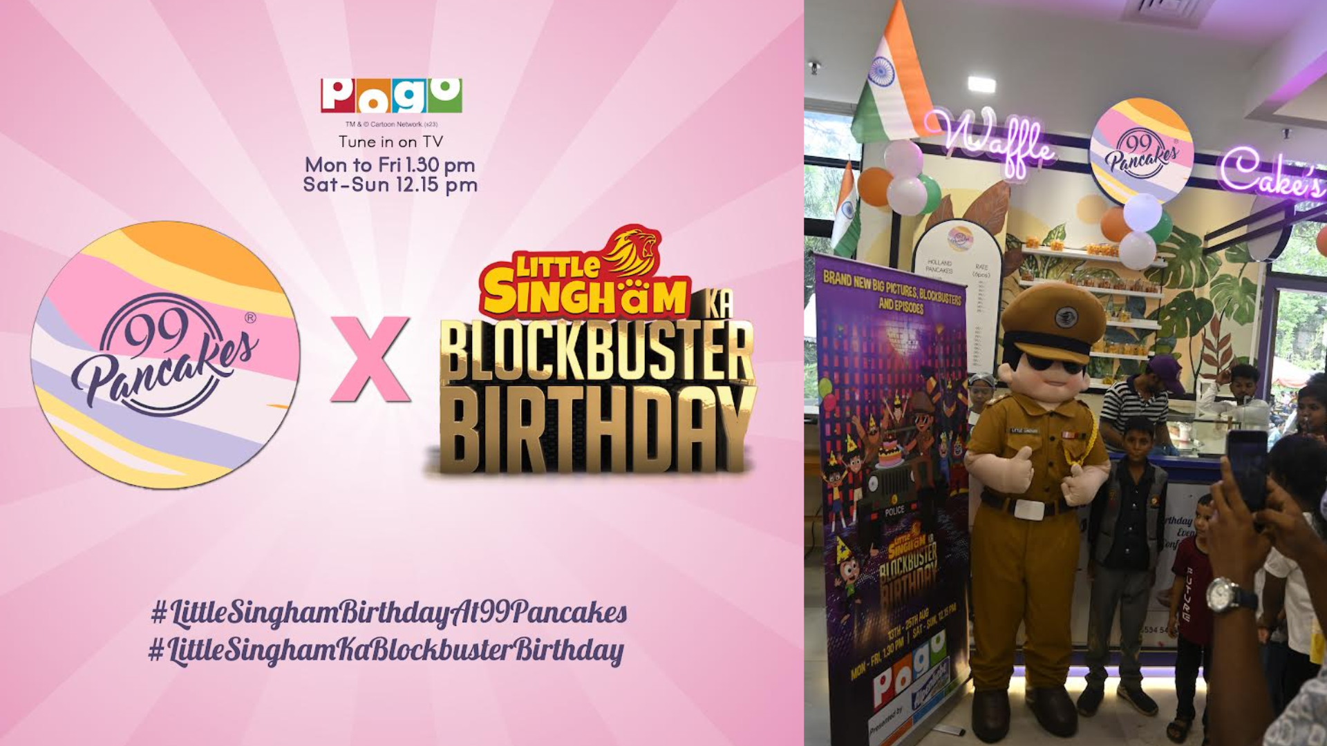 99 Pancakes Teams Up With Pogo To Celebrate Little Singham's ...
