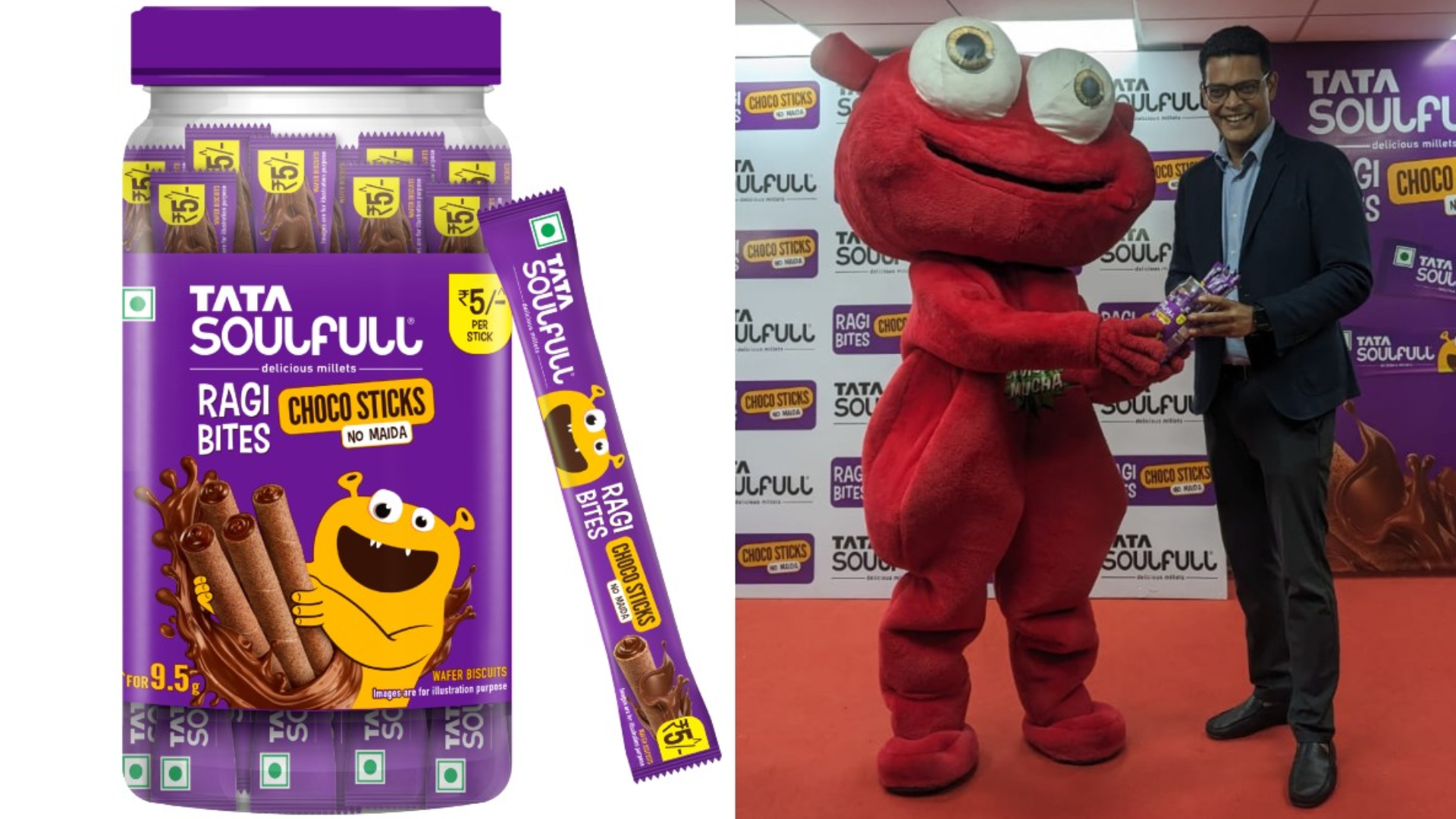 Tata Soulfull Expands Snack Lineup With Nutrient-rich Ragi Bites Choco ...