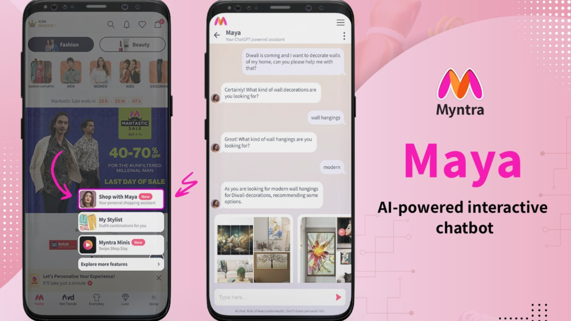 Myntra Unveils AI-powered Chatbot Maya For Enhanced Shopping Experience ...