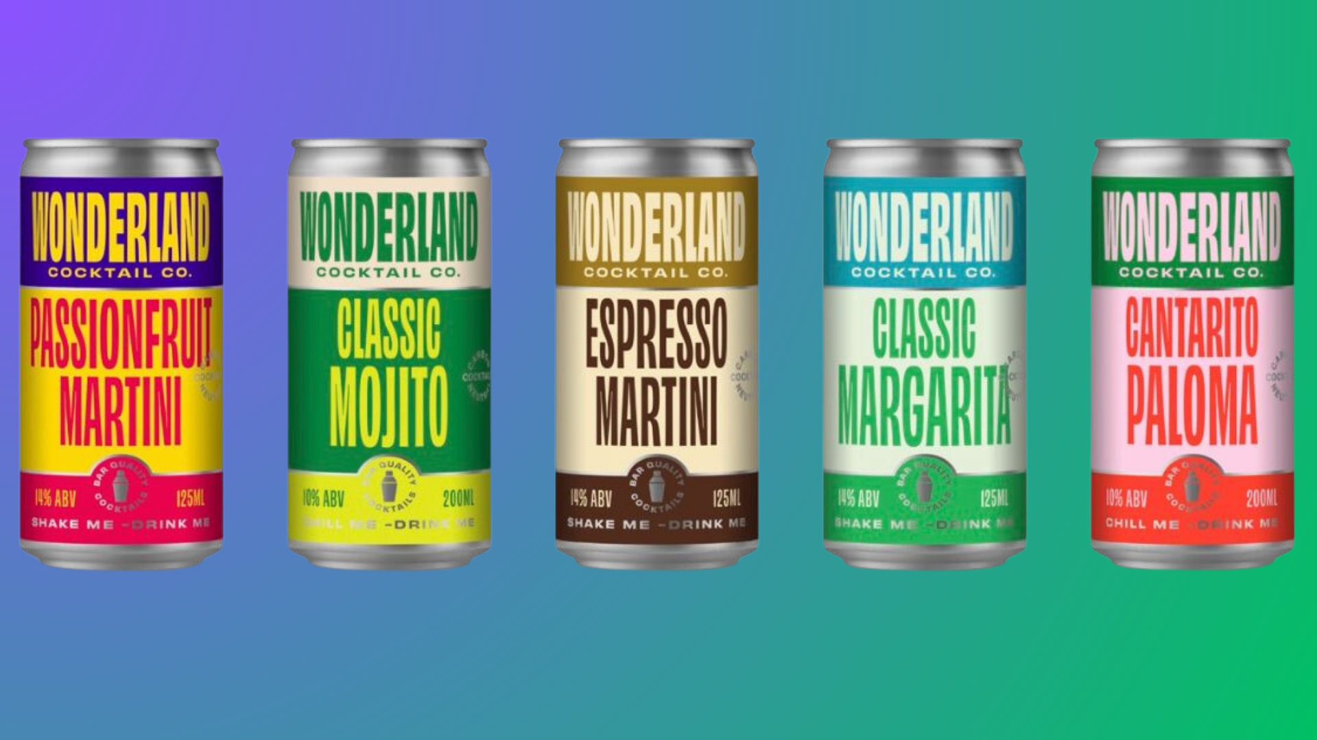 BrewDog Launches Premium RTD Wonderland Cocktails With Unique Shake-to ...
