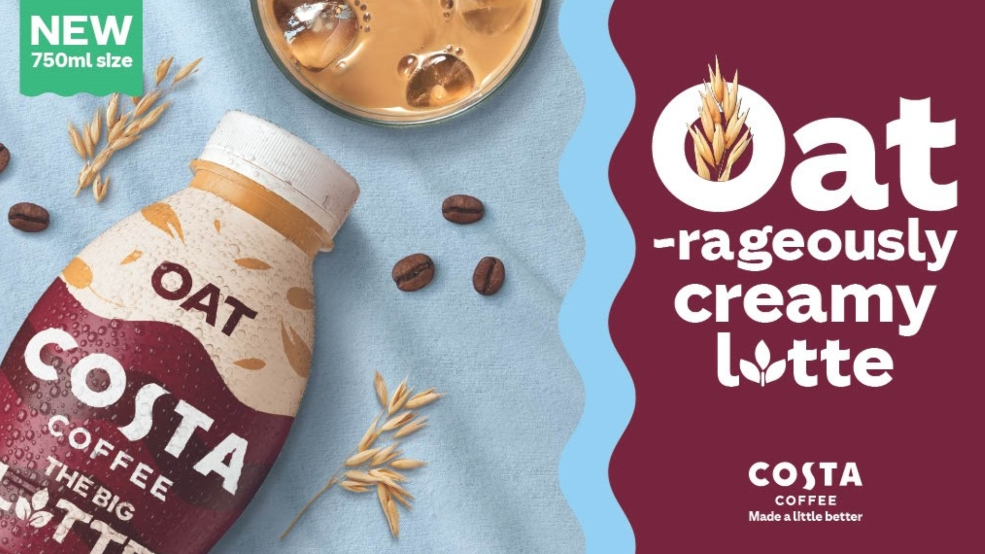 Costa Coffee Unveils Its First Plant-based Ready-to-drink Oat Latte ...