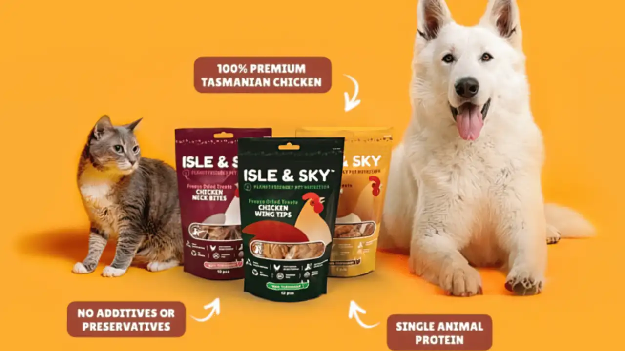 TasFoods Enters Pet Food Market With Isle & Sky Brand! - Snackfax