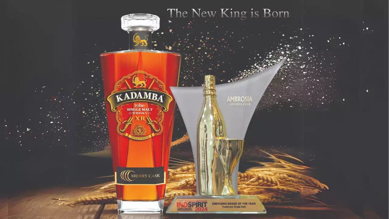 Kadamba Single-malt Whisky Shines On Global Stage, Named 'Emerging ...