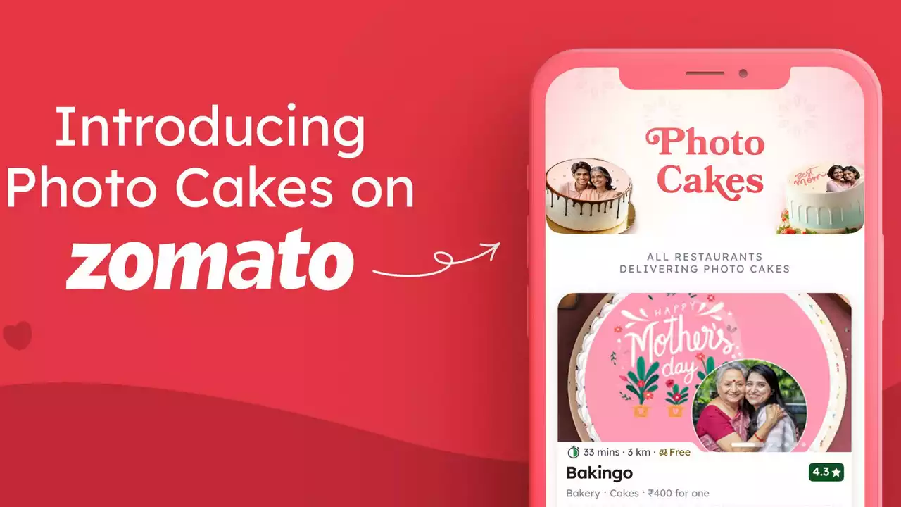 Zomato Rolls Out Personalized Photo Cakes Service Ahead Of Mother's Day ...