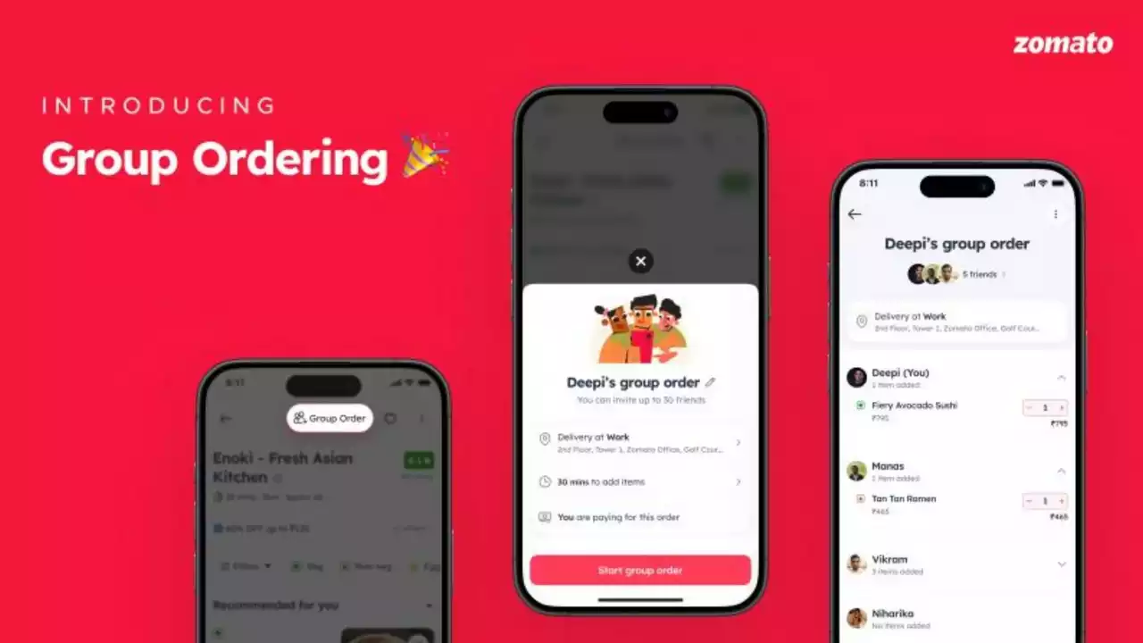 Zomato Launches Group Ordering Feature For Hassle-free Shared Meals ...