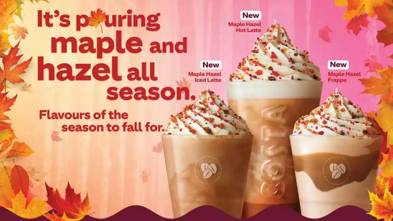 Costa Coffee Unveils Autumn Maple Hazel Menu In India - Snackfax