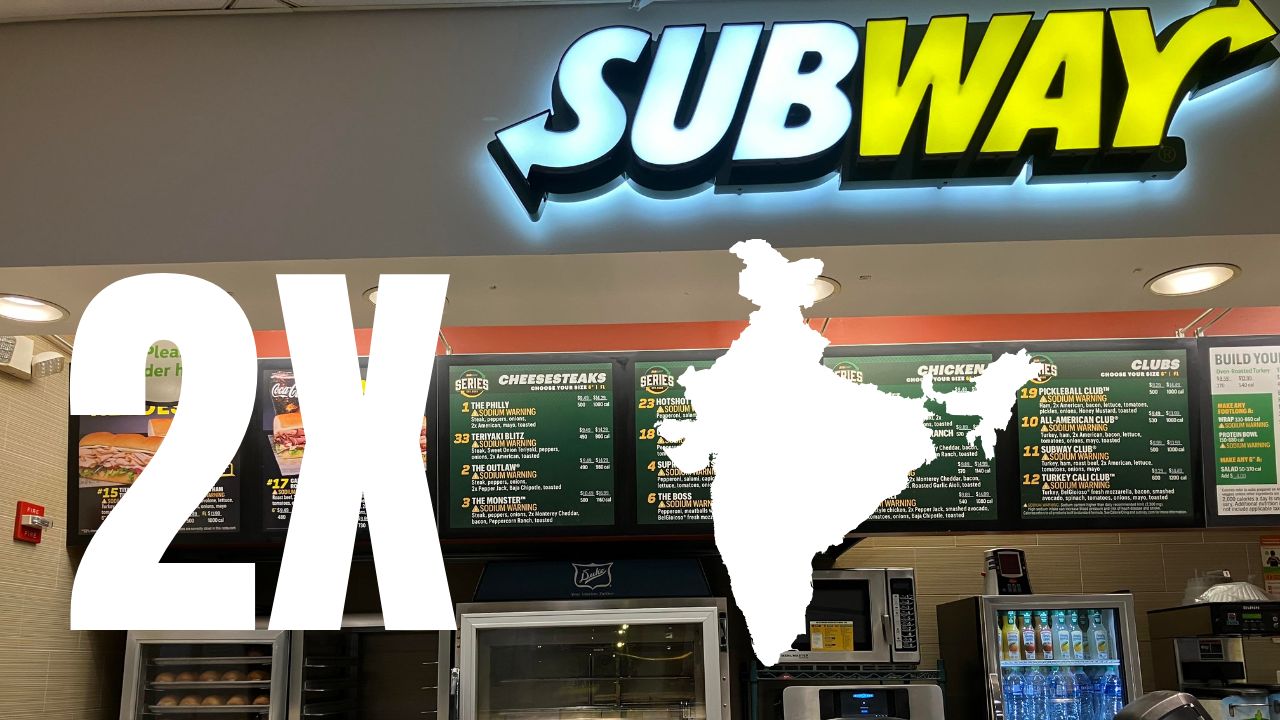 Subway Aims To Double Store Count In India To 1,700 In Six Years - Snackfax