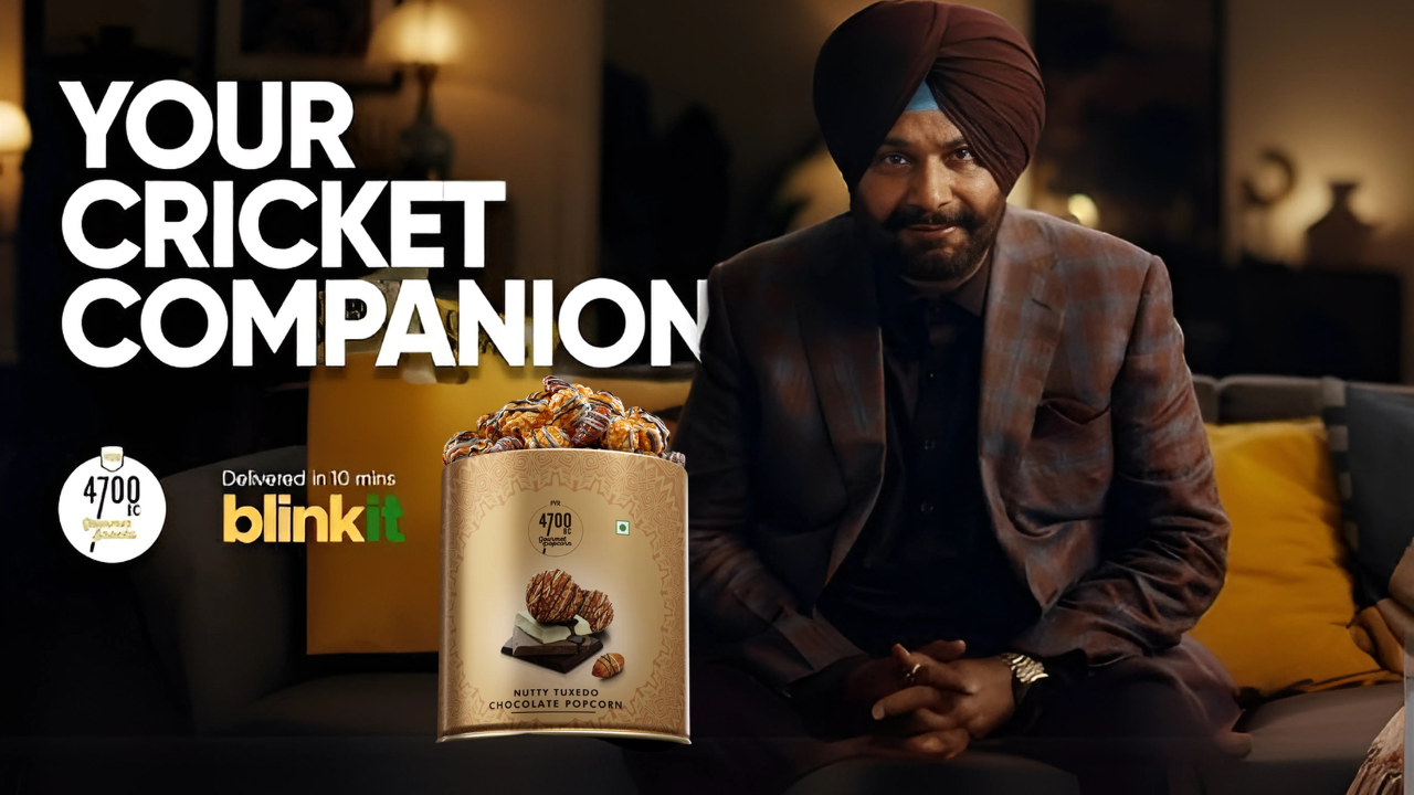 4700BC Teams Up With Blinkit & Navjot Singh Sidhu To Make Popcorn India ...